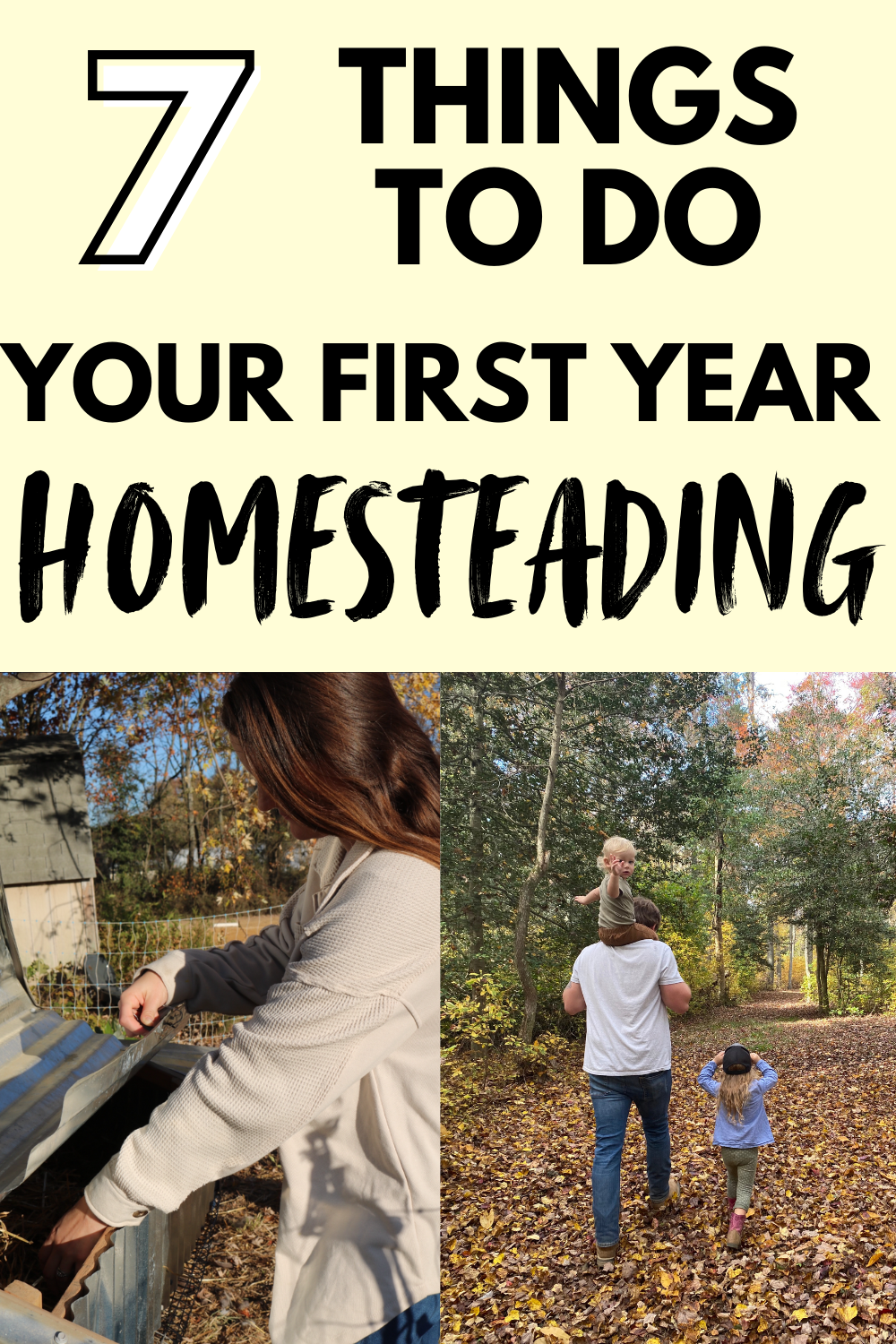 How to Start A Homestead From Scratch - The Henderson's Homestead